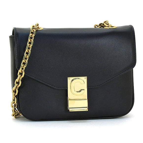 Celine | Bags | Celine Chain Lamb Leather Elegant Small Bag Mini Lining ...